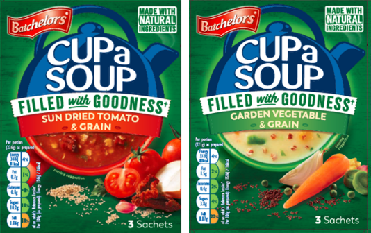 Are Batchelors Cup a soups healthy?