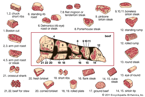 Are beef and steak the same?