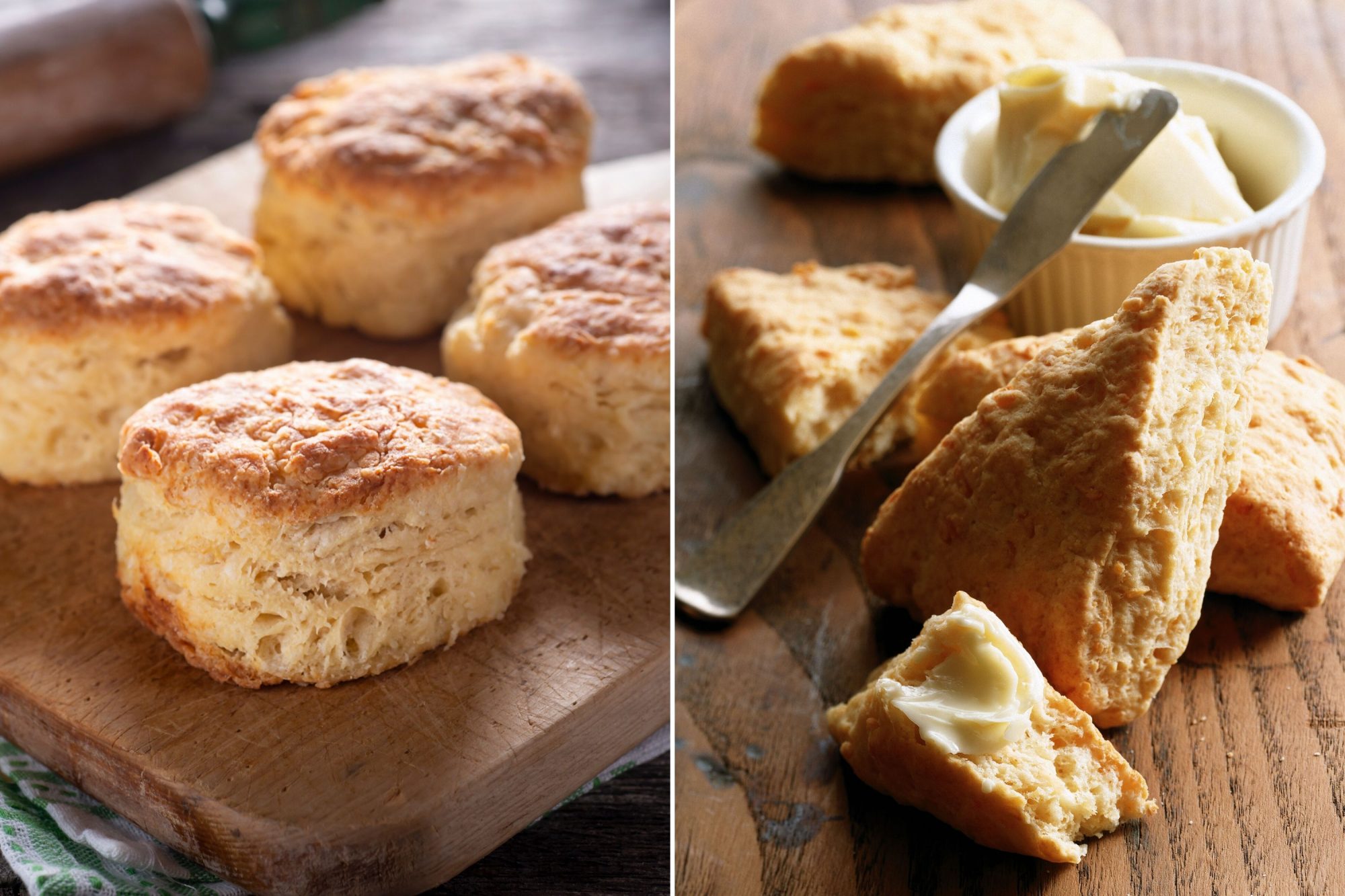 Are biscuits in America the same as scones?