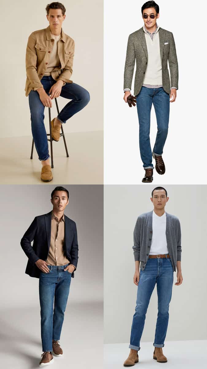 Are blue jeans business casual?