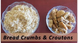 Are breadcrumbs and croutons the same?