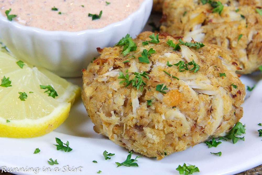 Are broiled crab cakes fattening?