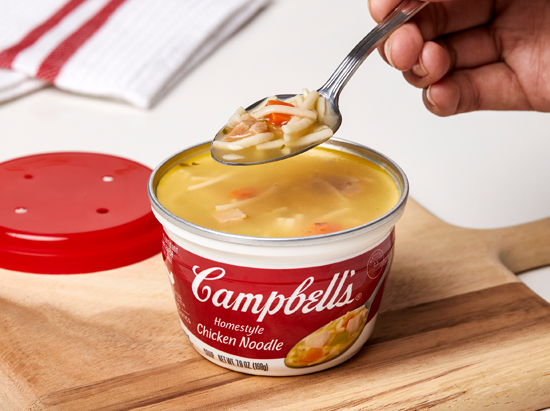 Are Campbell's soup microwavable cup?