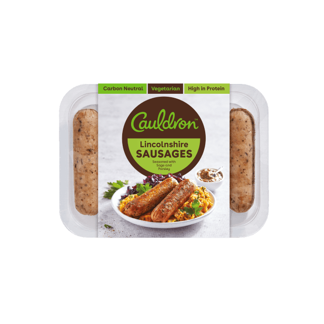 Are Cauldron sausages vegan?