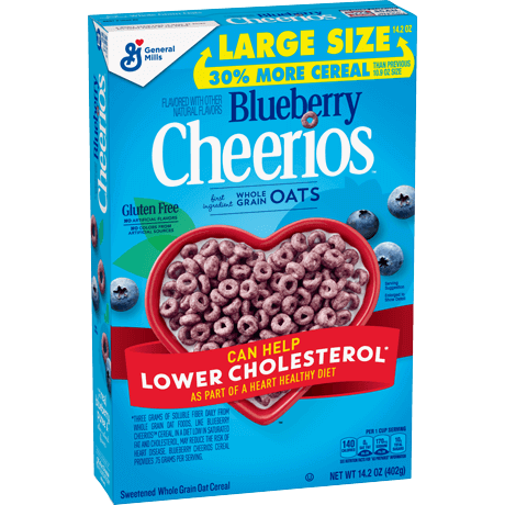 Are Cheerios and blueberries healthy?