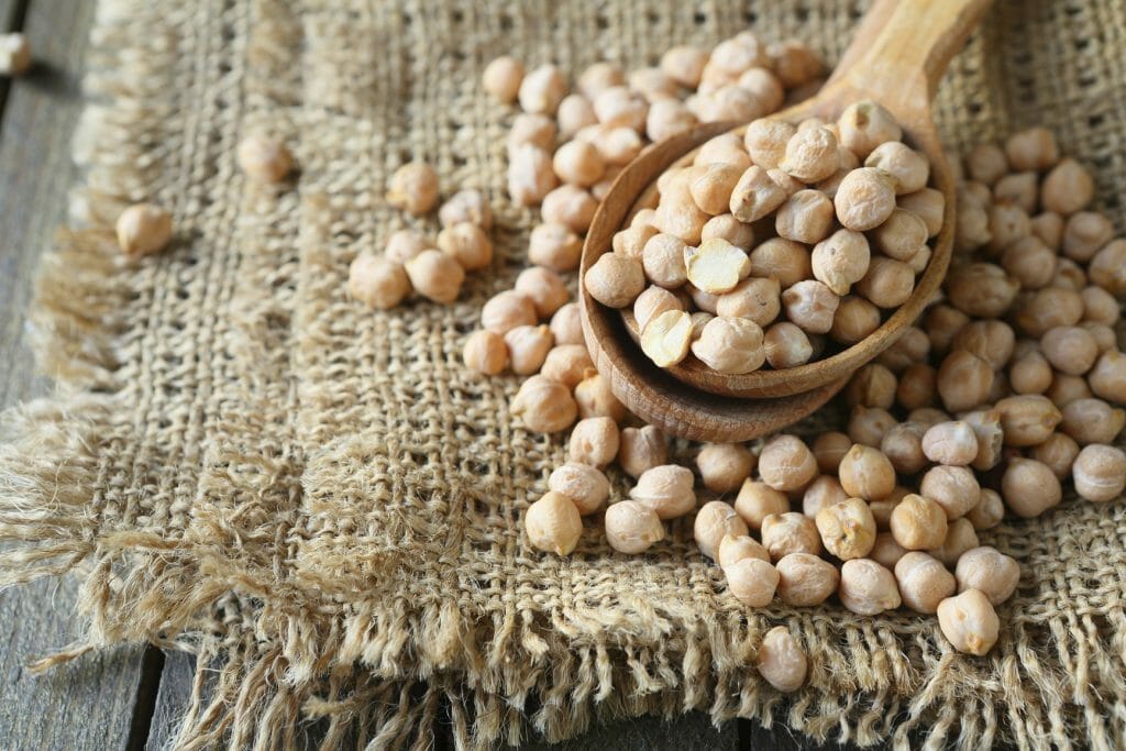Are chickpeas in the same family as peanuts?