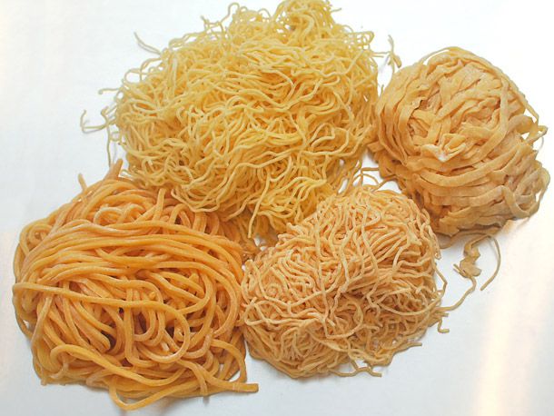 Are Chinese egg noodles the same as pasta?