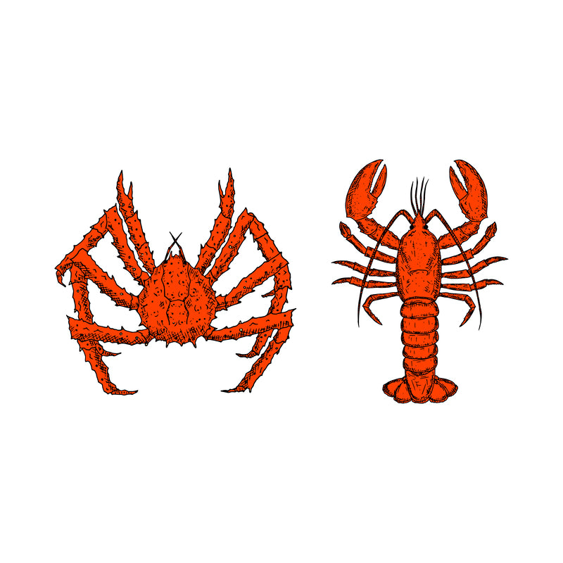 Are crab and lobster in the same family?