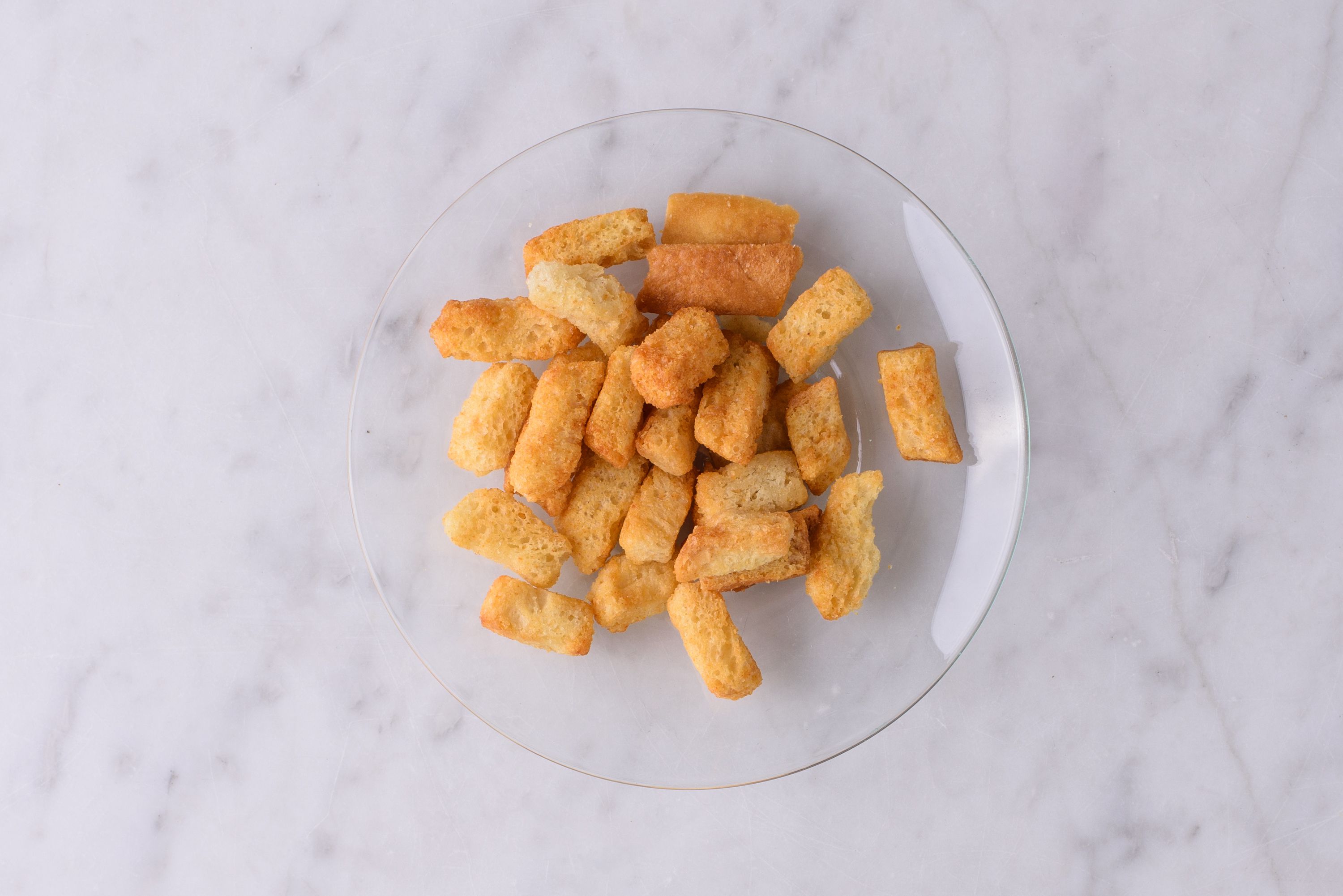 Are croutons healthy to snack on?