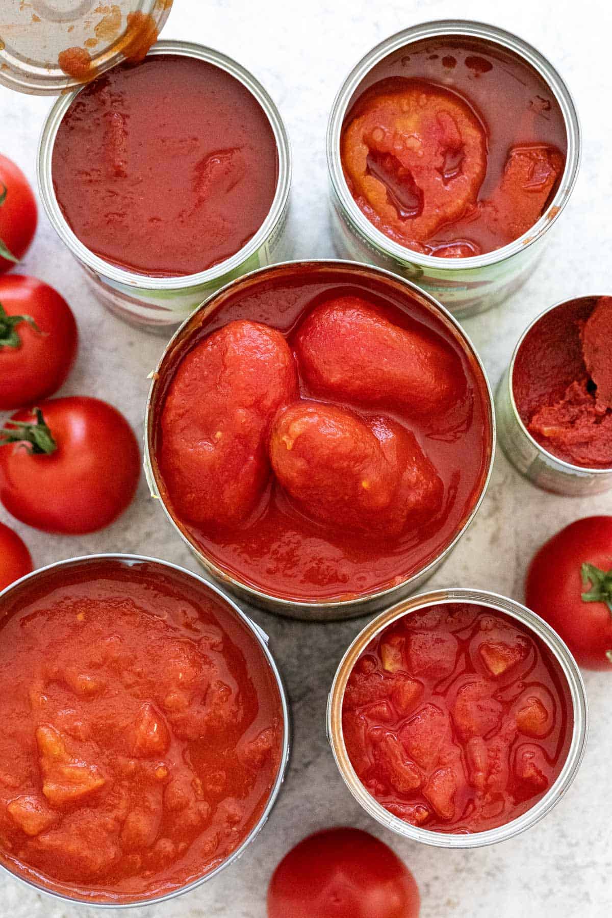 Are crushed tomatoes in a can already cooked?