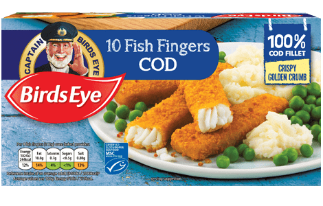 Are fish fingers high in saturated fat?