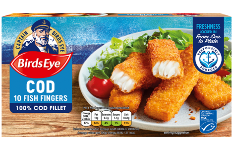 Are fish fingers pre cooked UK?