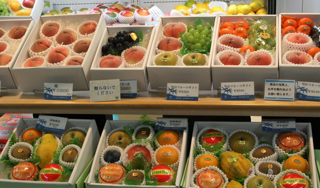 Are fruits a delicacy in Japan?