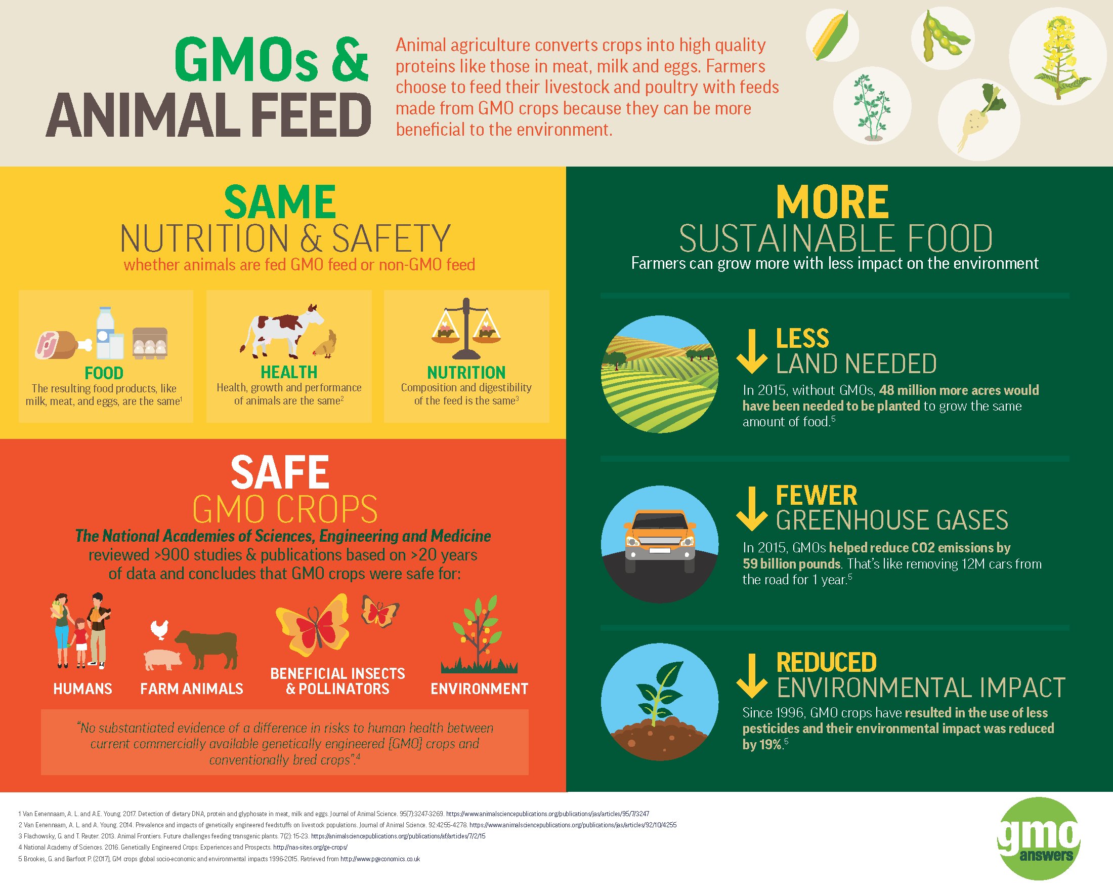 Are GMOs safe for livestock?