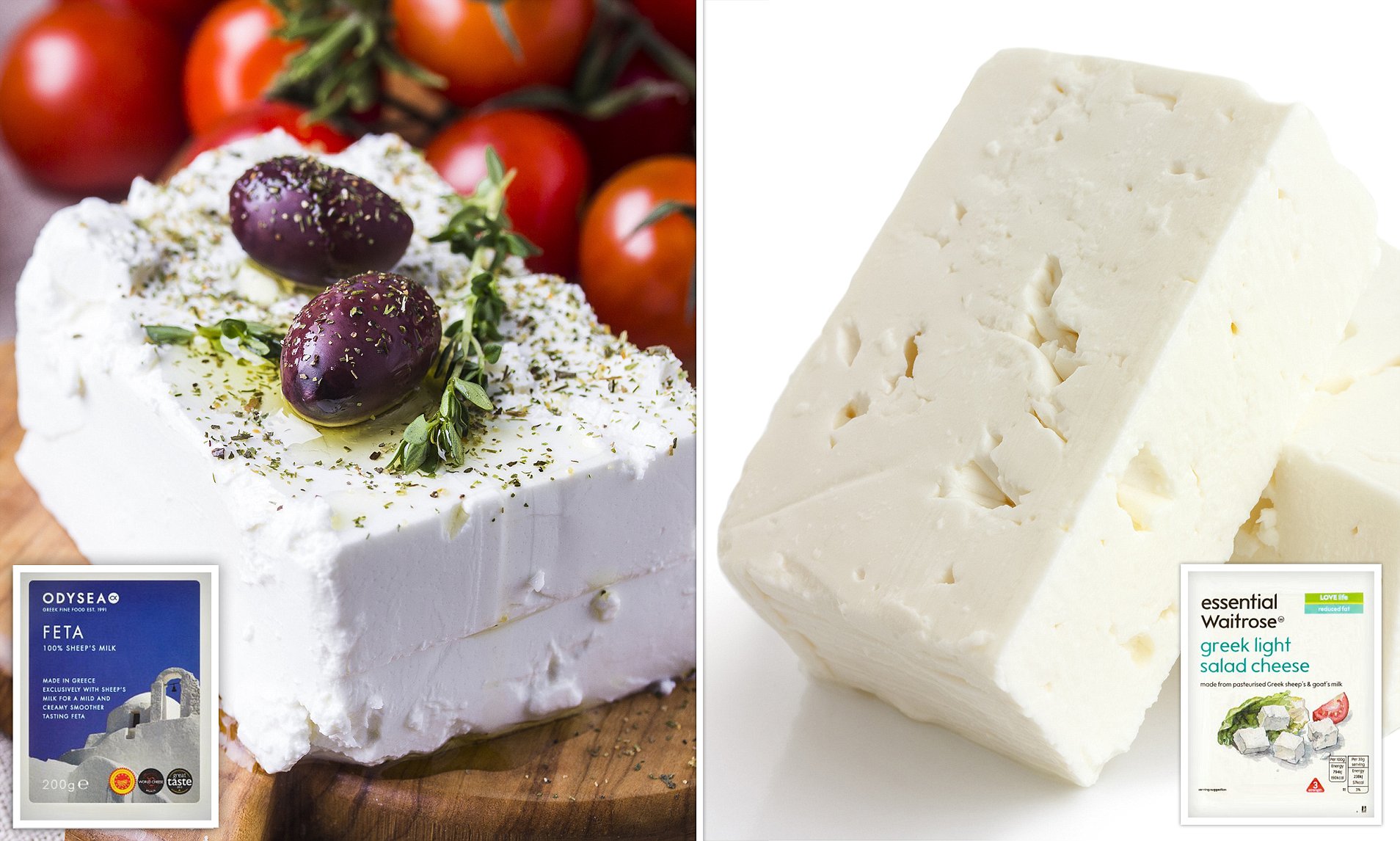 Are Greek and feta cheese the same?