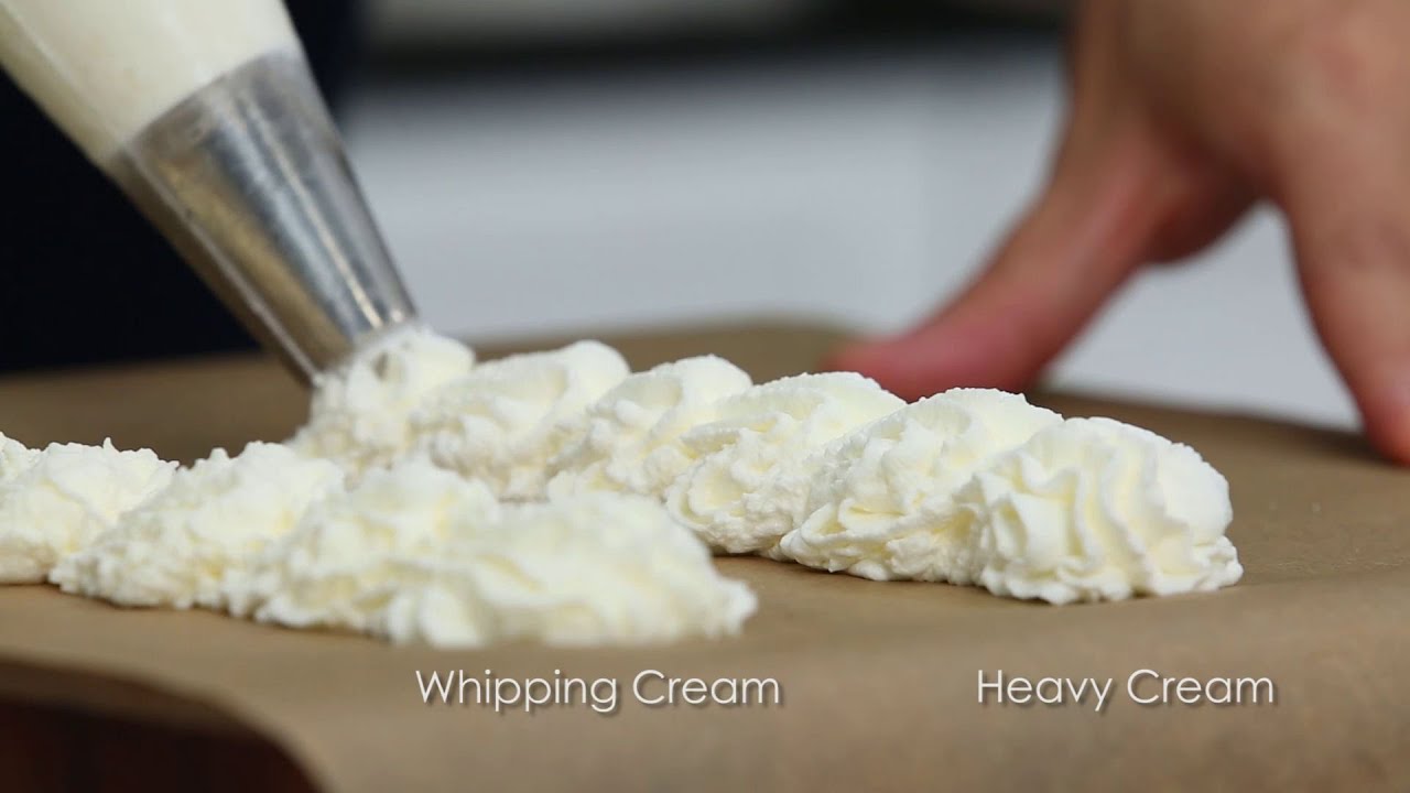 Are heavy cream and whipping the same?