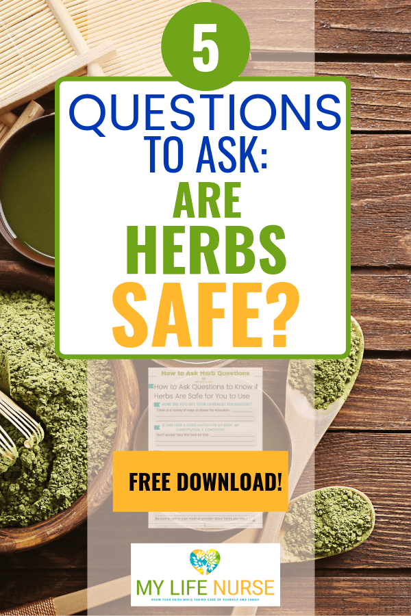 Are herbs safe to use?