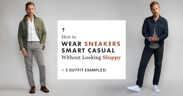 Are jeans and sneakers considered smart casual?