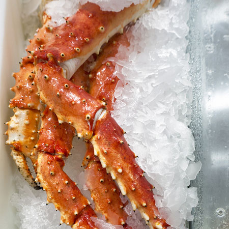 Are king crab legs cooked before freezing?