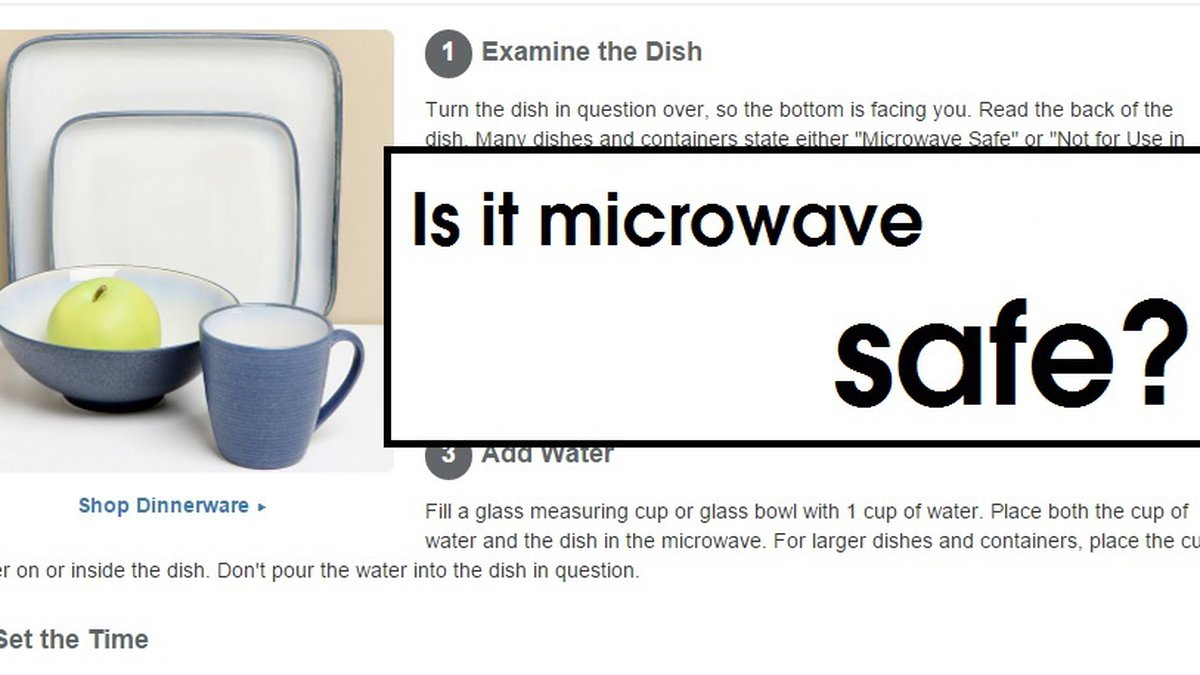 Are microwave safe bowls actually safe?