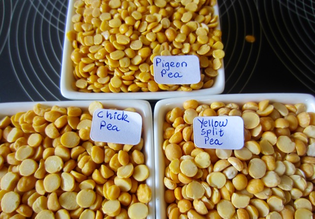 Are pigeon peas the same as split peas?