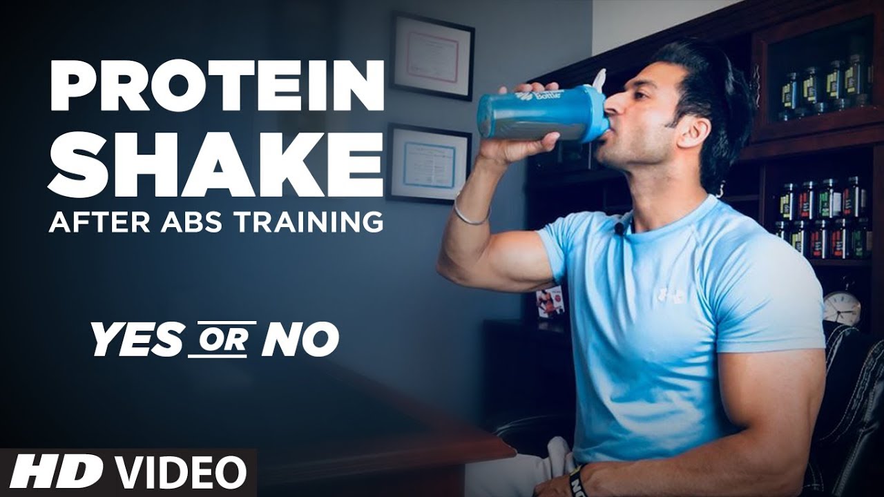 Are protein shakes good for getting abs?