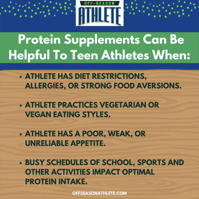 Are protein shakes safe for teenage athletes?
