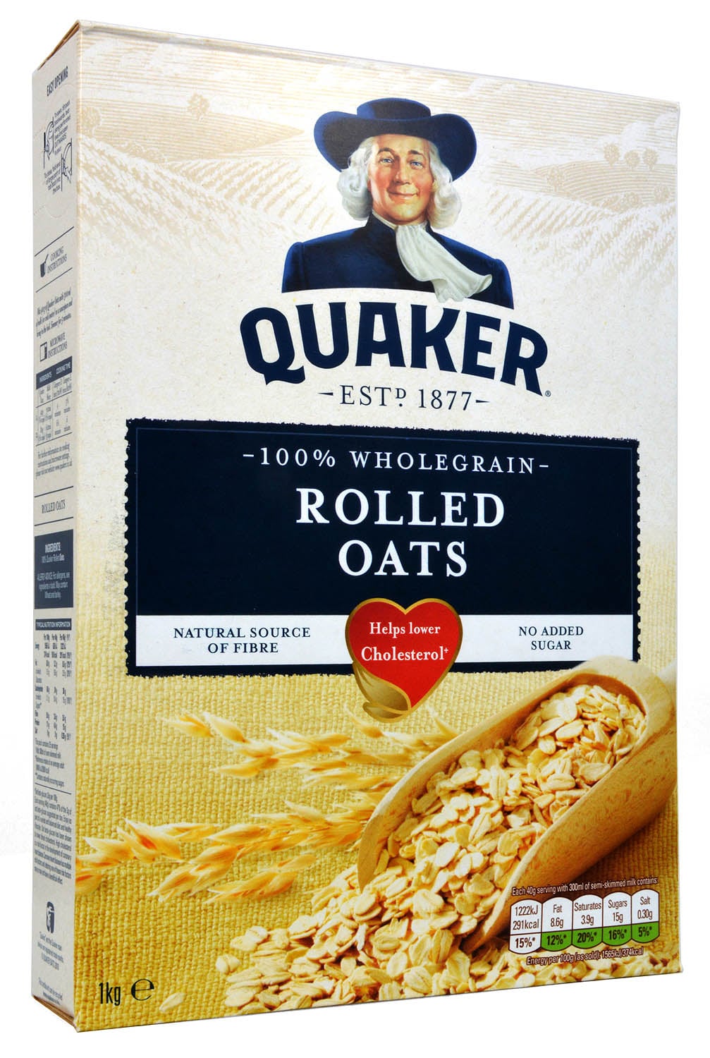 Are Quaker oats rolled oats?