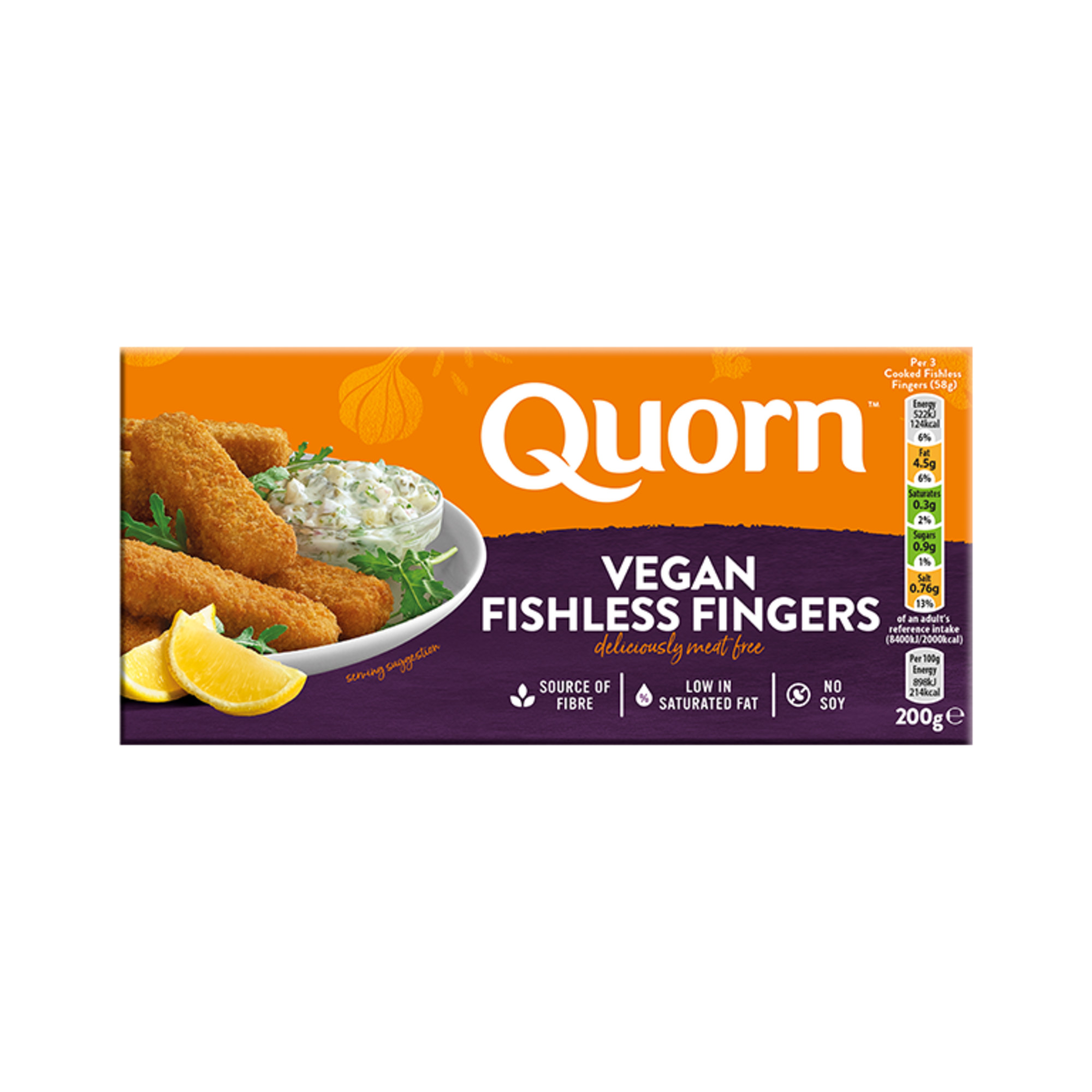 Are Quorn fish fingers vegan?