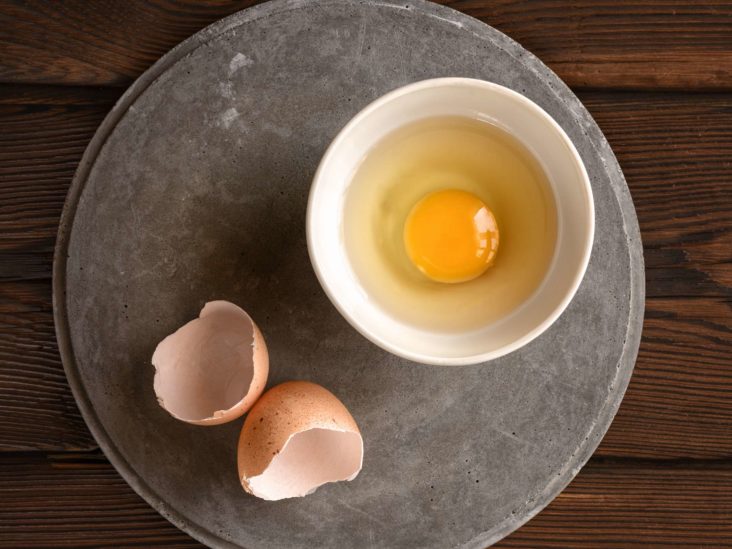 Are raw eggs a solid?