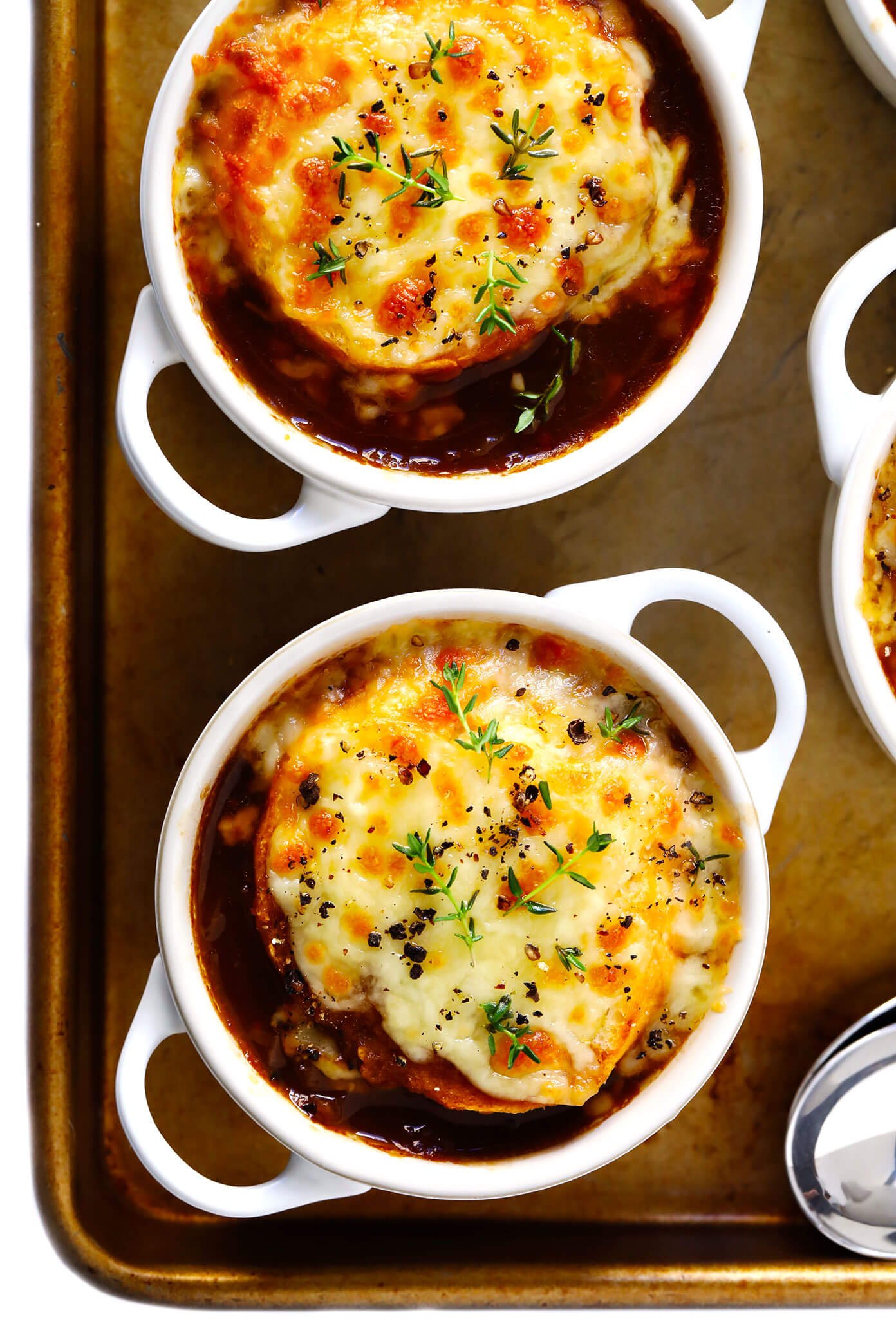 Are red onions good in French onion soup?