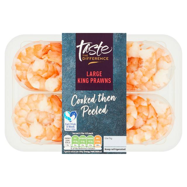 Are Sainsburys prawns cooked?