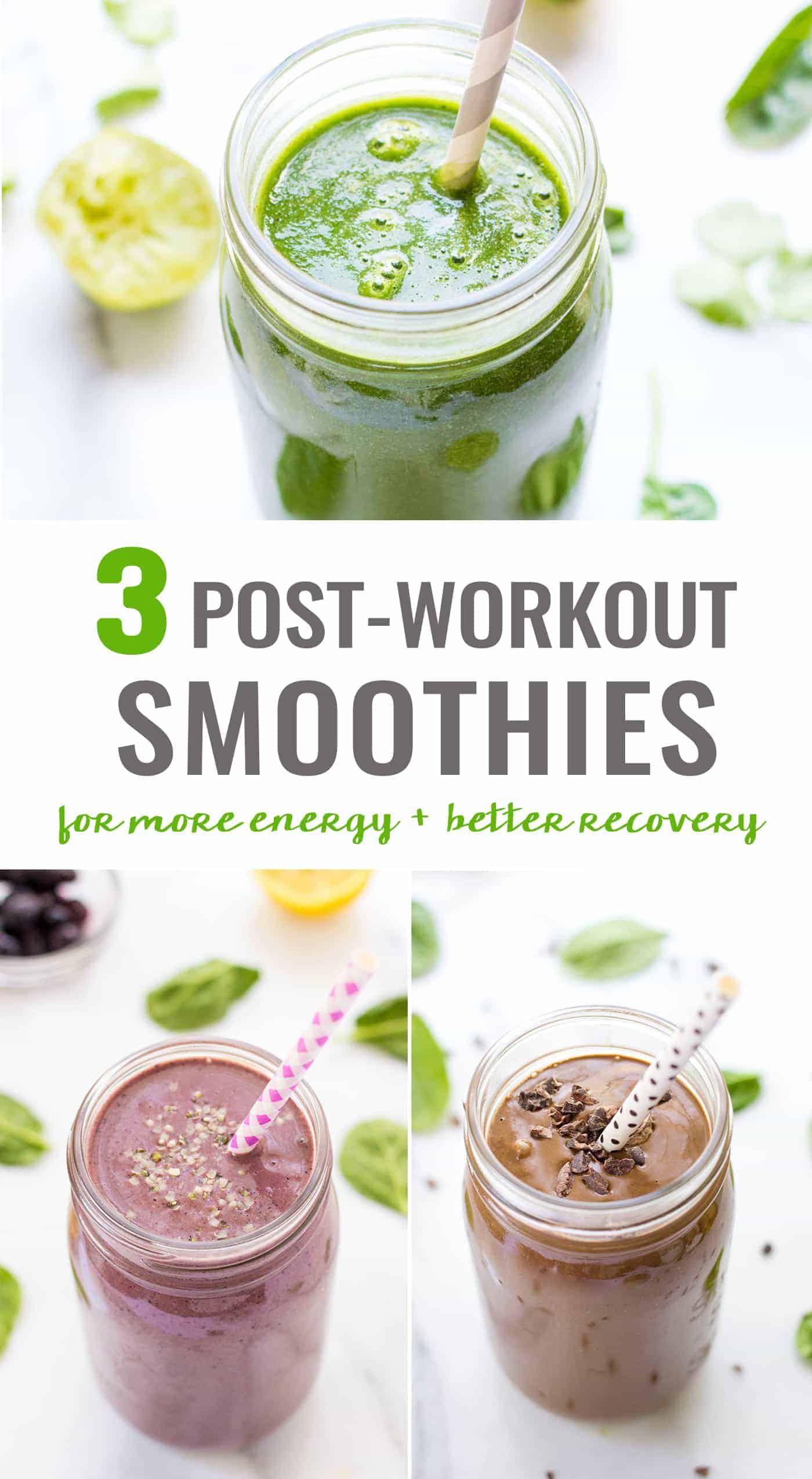 Are smoothies good for post workout?