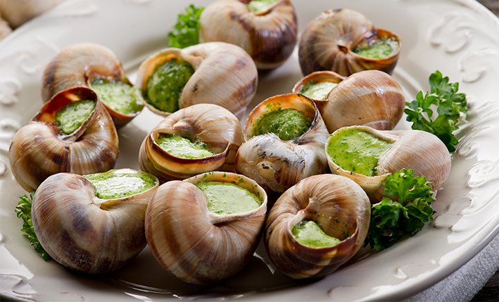 Are snails classed as meat?