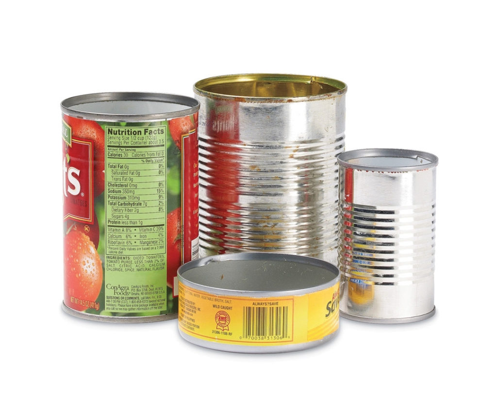 Are soup cans tin or aluminum?