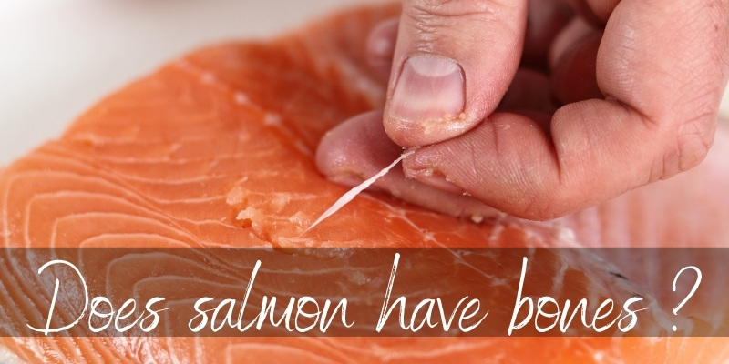 Are the bones of a cooked salmon safe to eat?