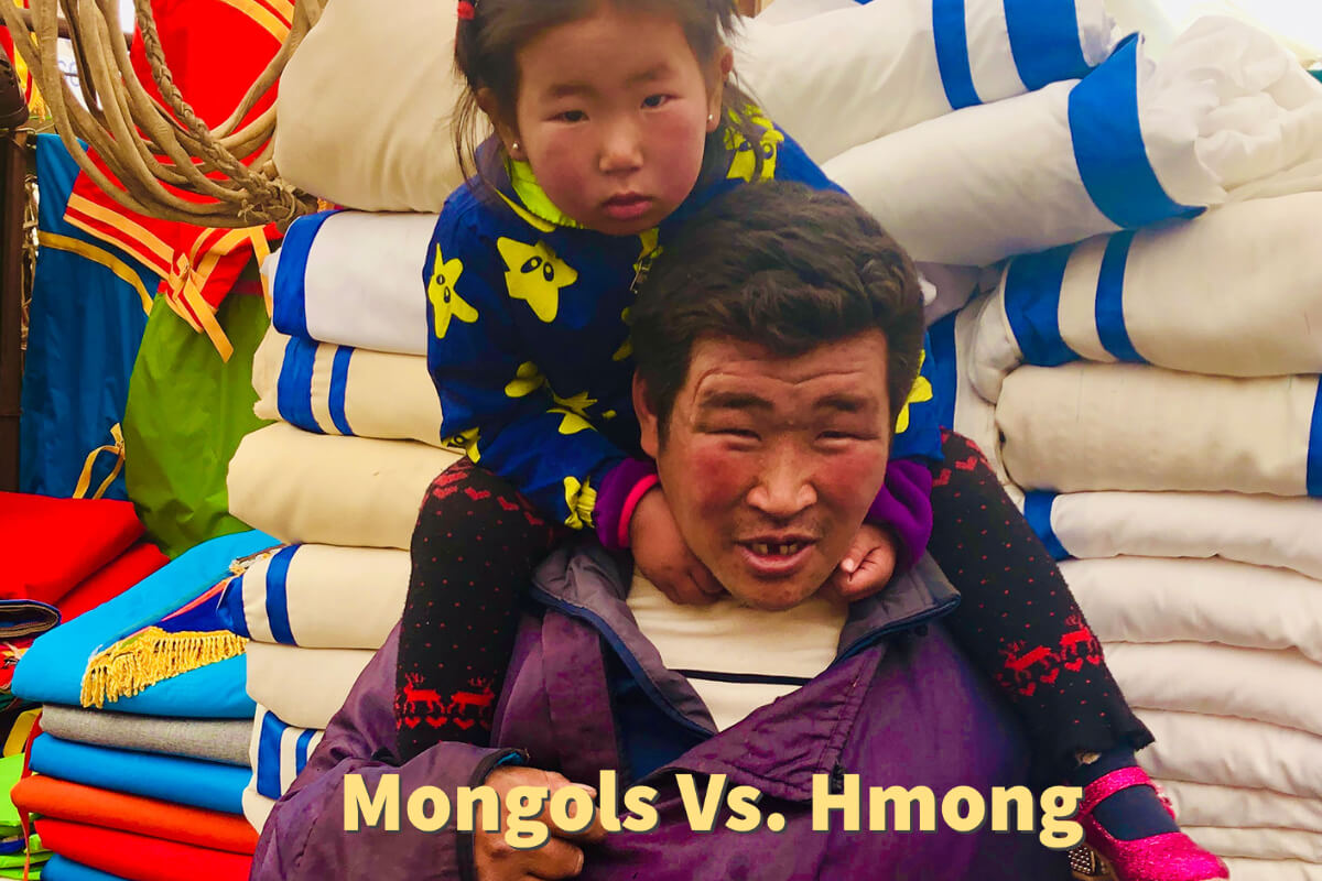 Are the Hmong and Mongol people the same?
