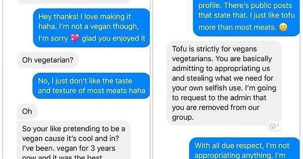 Are there any vegans who don't eat tofu?