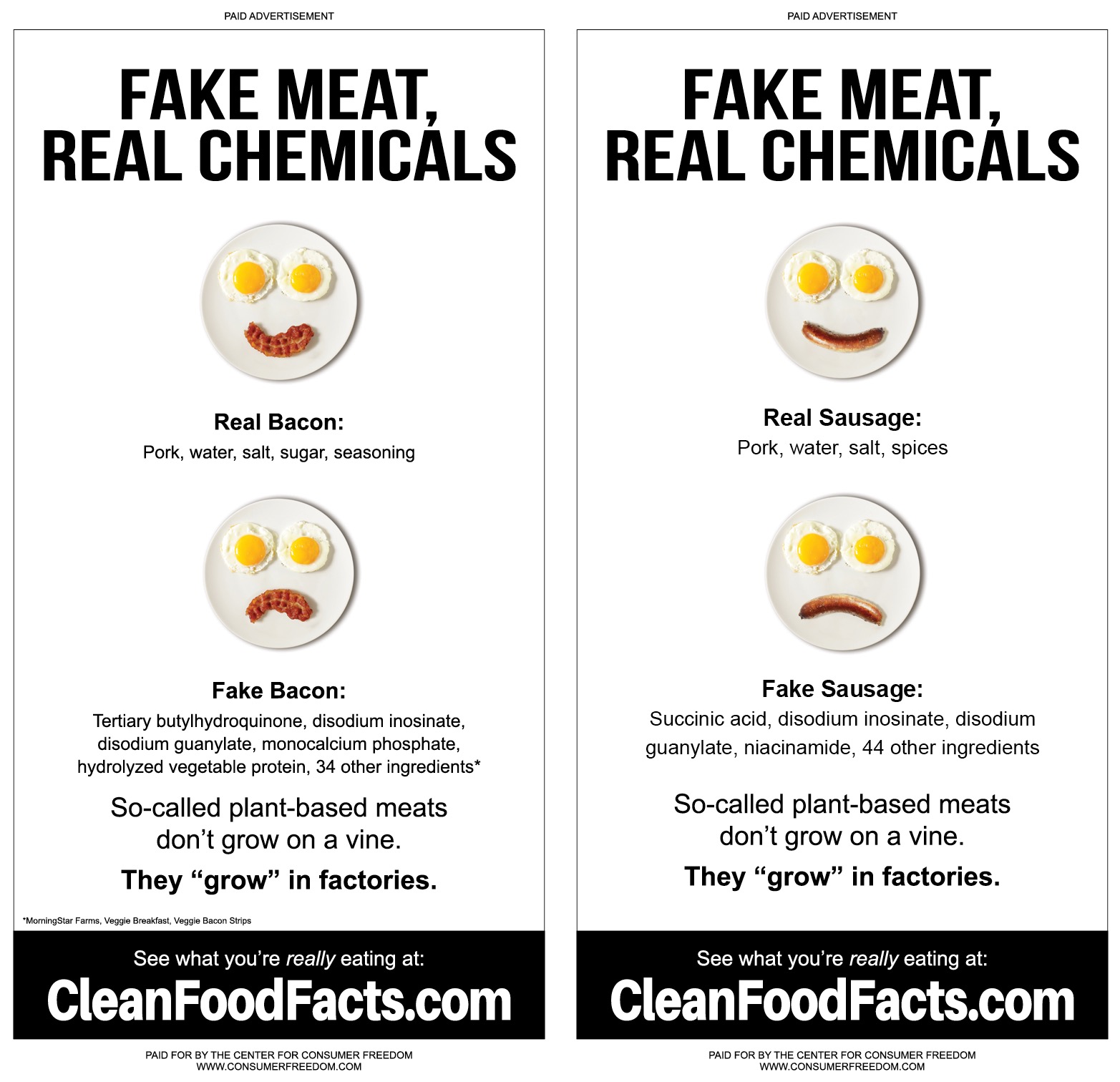 Are there chemicals in fake meat?