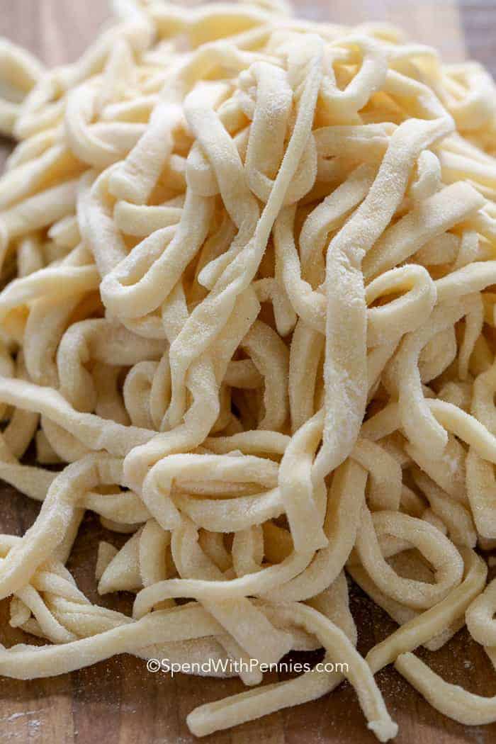 Are there egg whites in egg noodles?