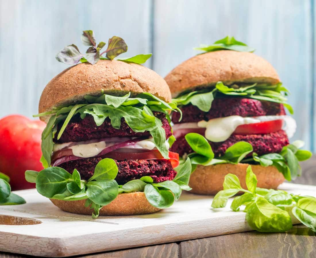 Are vegetable based burgers healthy?