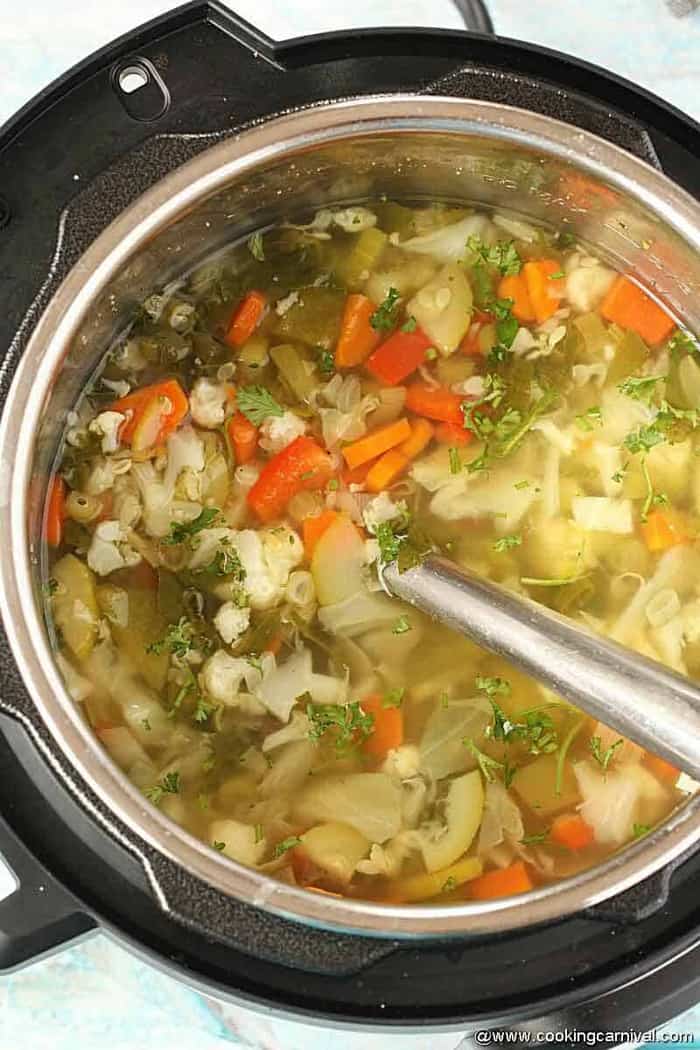 Are vitamins destroyed in soup?