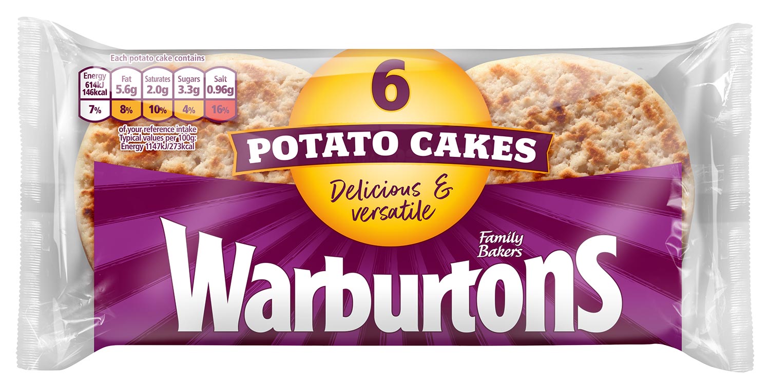 Are warburtons potato cakes vegan?