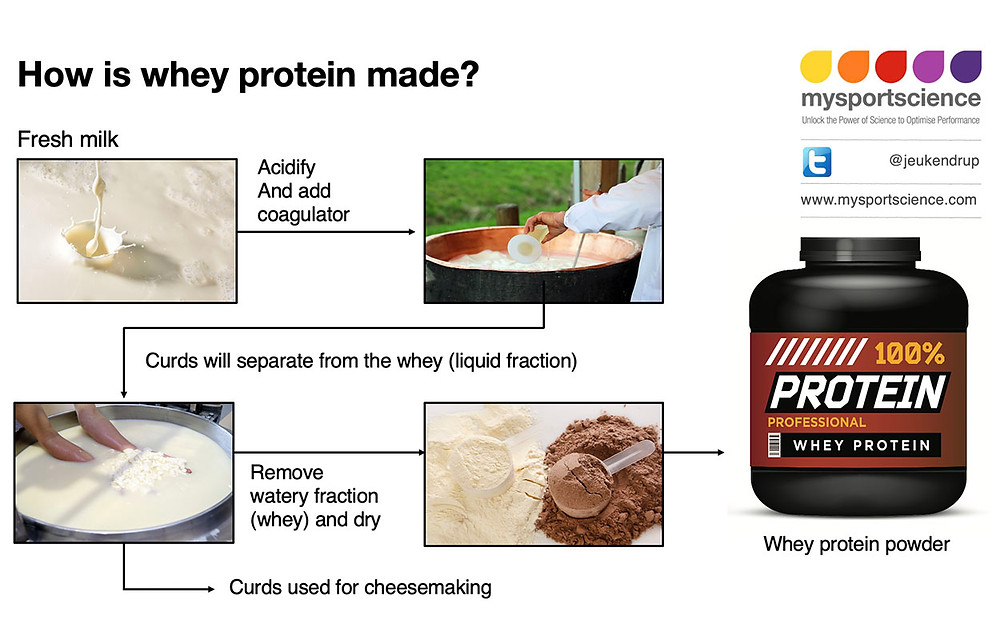 Are whey powder and whey protein the same?