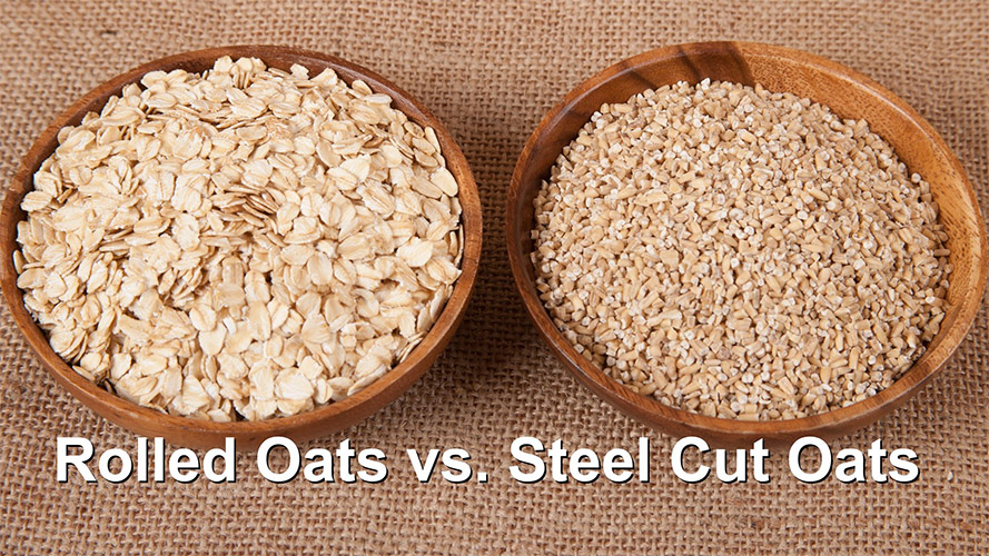 Are whole grain oats better than rolled oats?