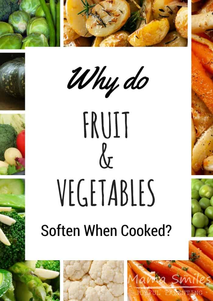 At what temperature do vegetables soften?
