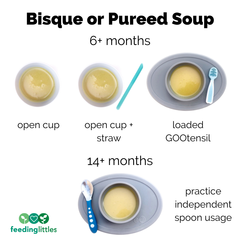 Can a baby eat soup?