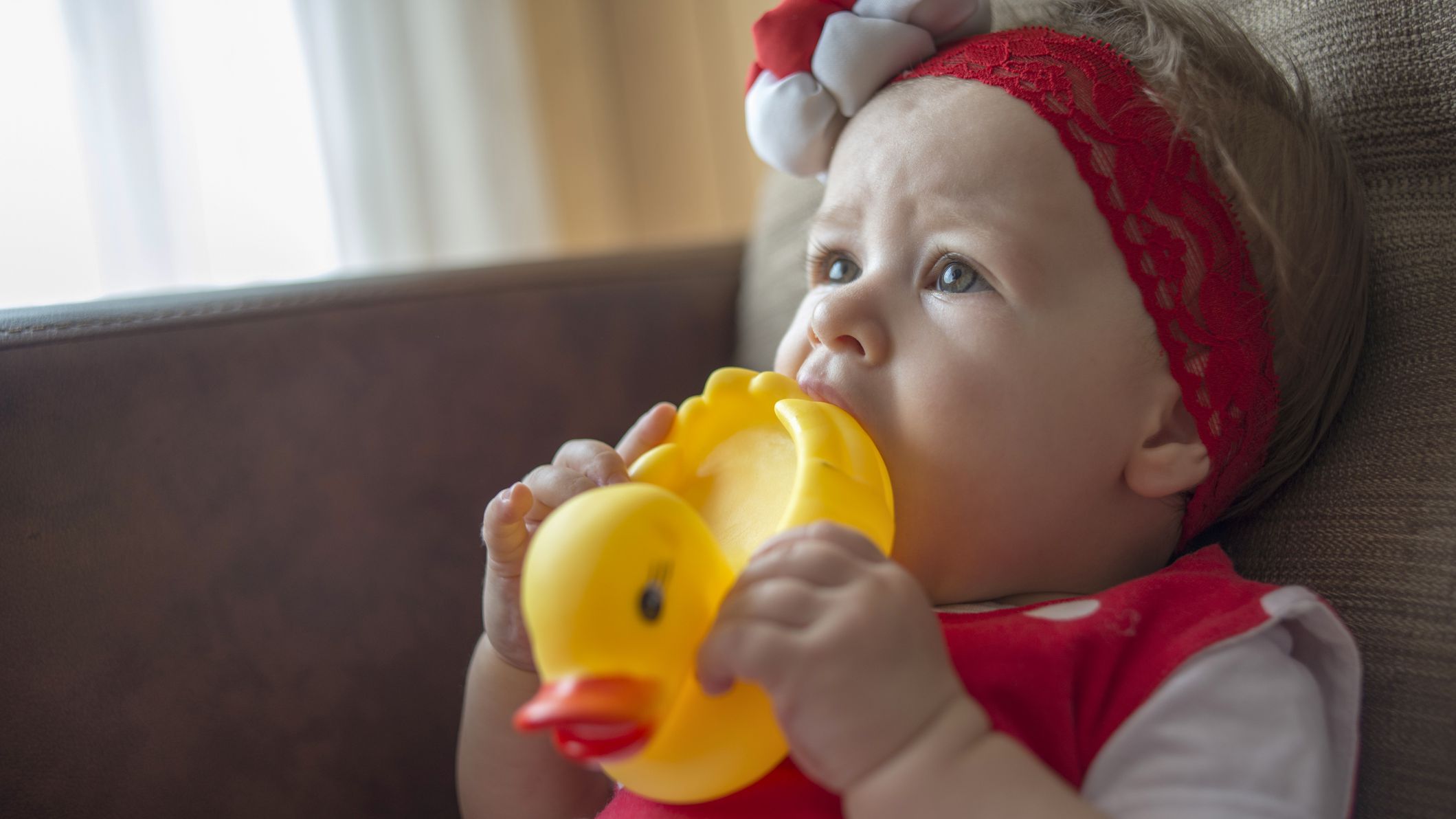 Can babies chew on hard plastic?