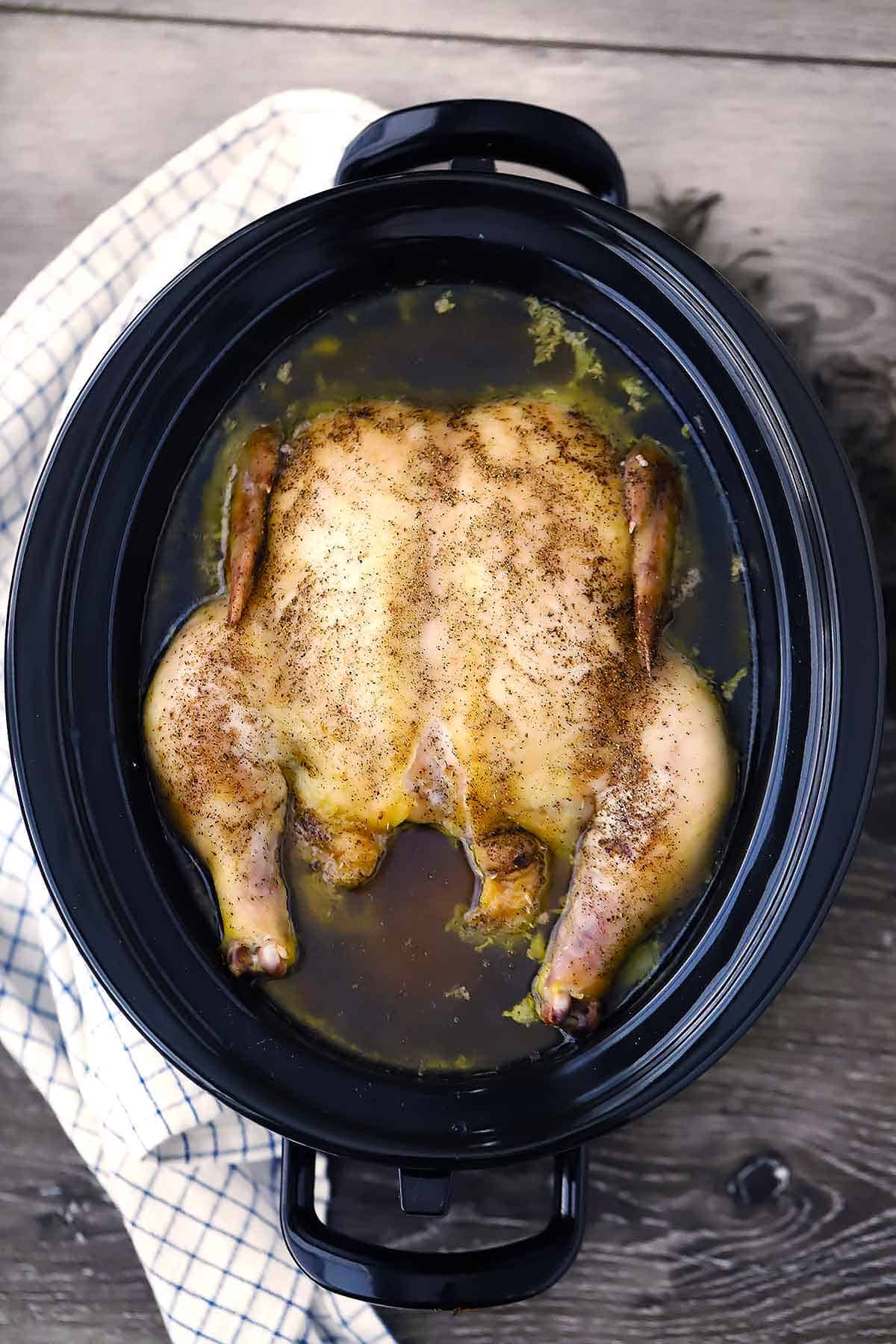 Can chicken go in the slow cooker?