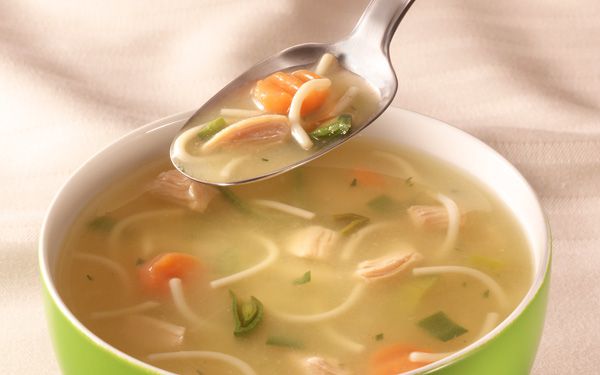 Can chicken soup relieve a cold?